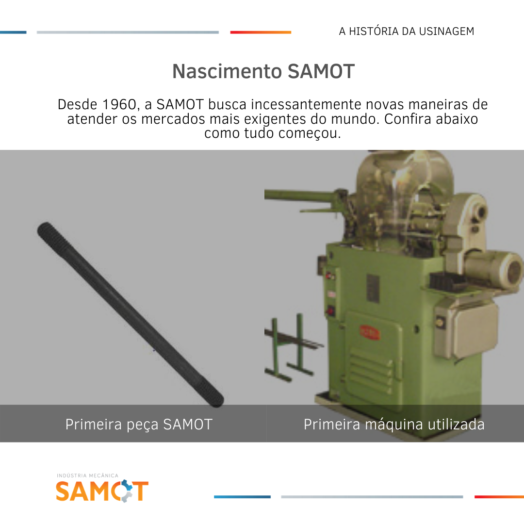 Samot e a História da Usinagem – Samot – Indústria Mecânica